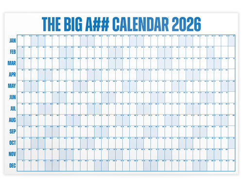 Yearly Dry Erase Wall Calendar 2025 | The Big A## Calendar