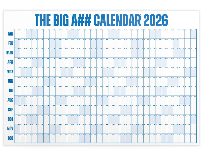 Yearly Dry Erase Wall Calendar 2025 | The Big A## Calendar