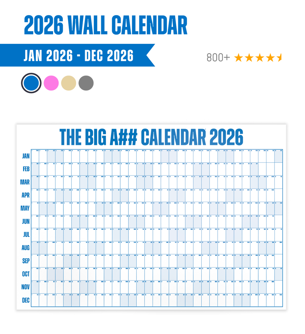 Standard-Year Calendars | The Big A## Calendar
