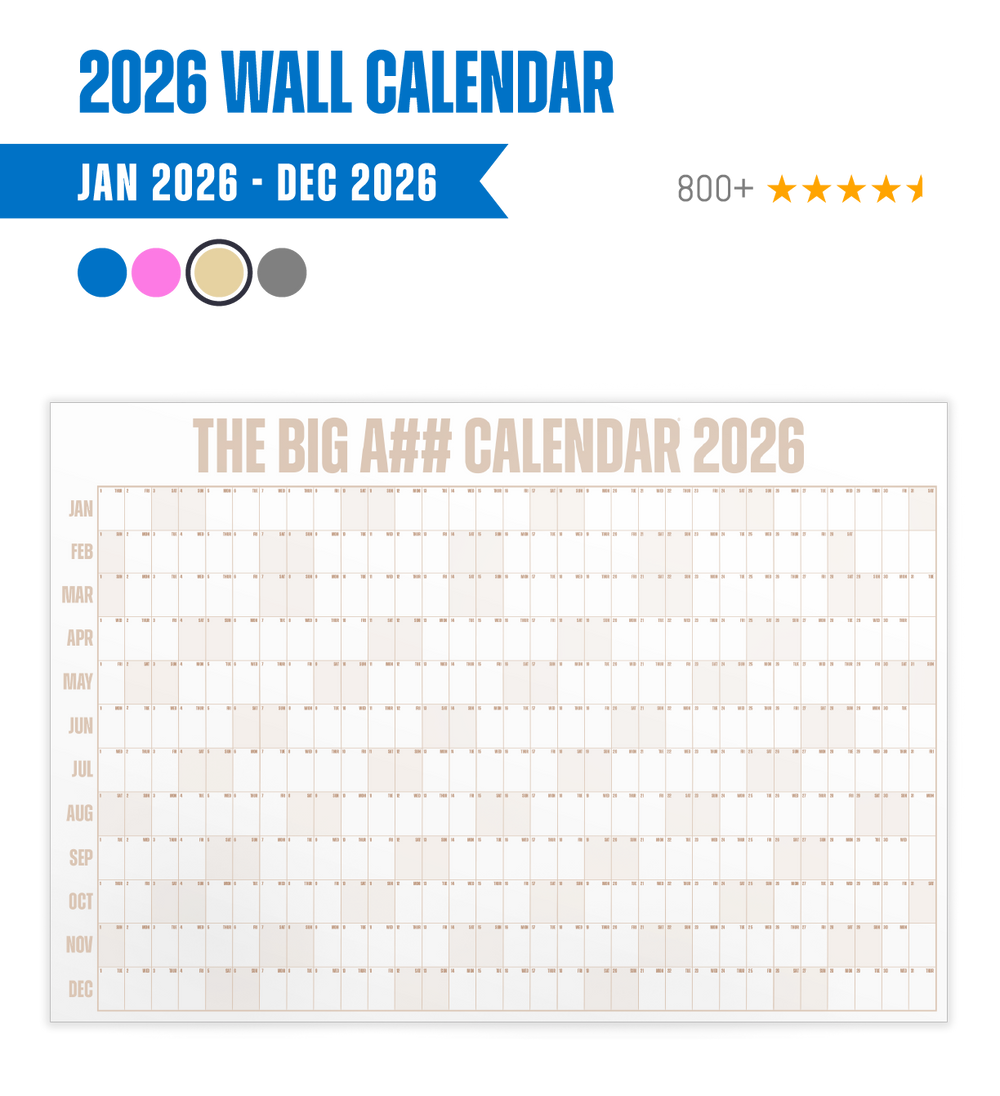 Standard-Year Calendars | The Big A## Calendar