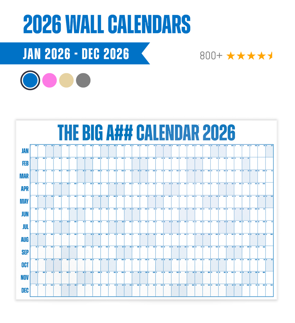 All Calendars | The Big A## Calendar